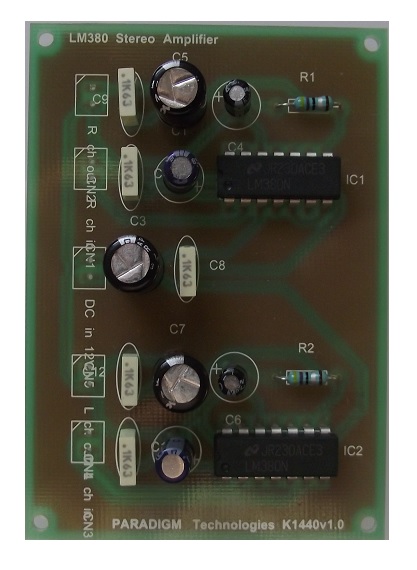 Paradigm Tech LM380 Stereo Amplifier Kit | PTK1440